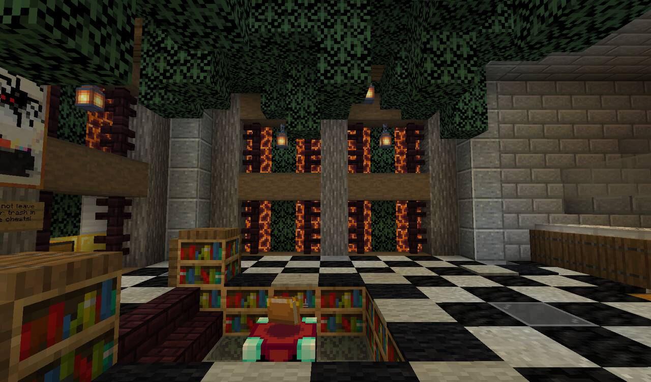 Decorated Spider Farm Minecraft Map