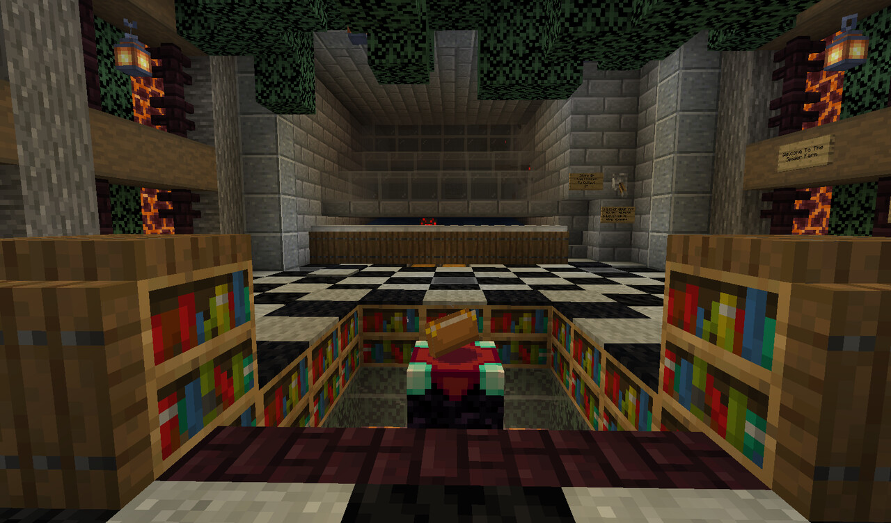 Decorated Spider Farm Minecraft Map