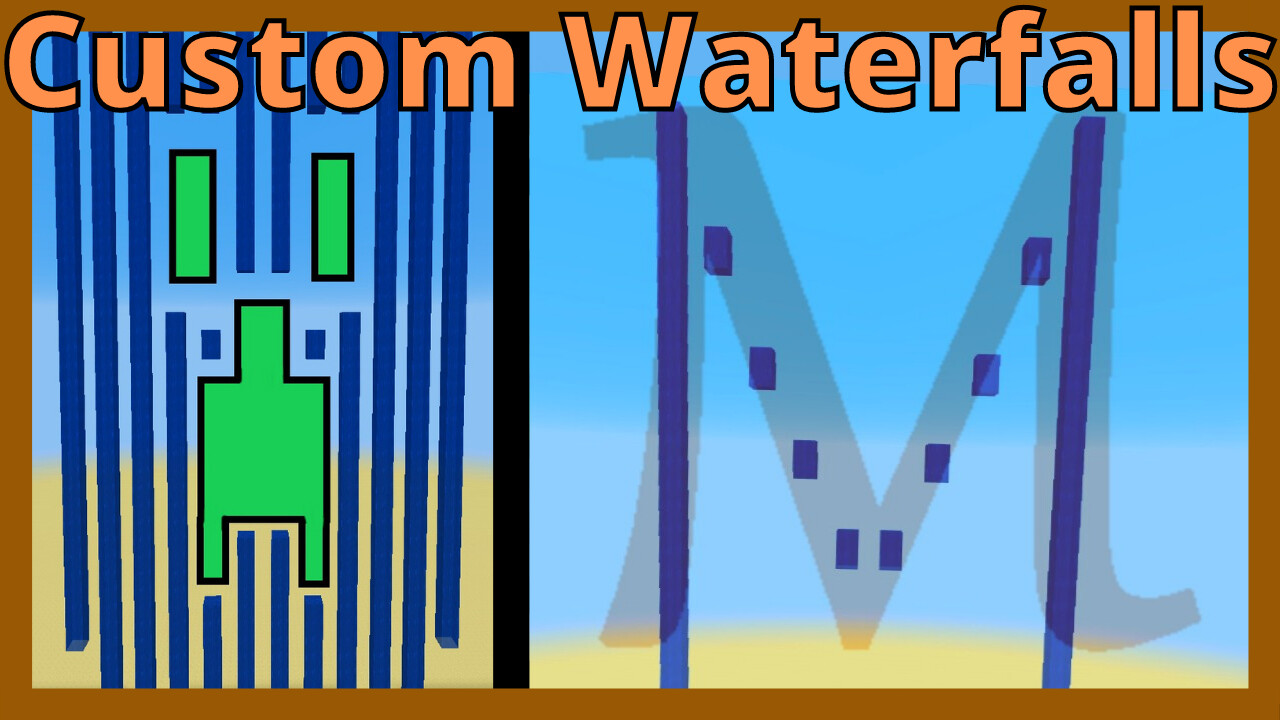 Custom Waterfall Design 2000 Minecraft Map