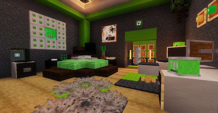 Jelly bedroom Minecraft Map