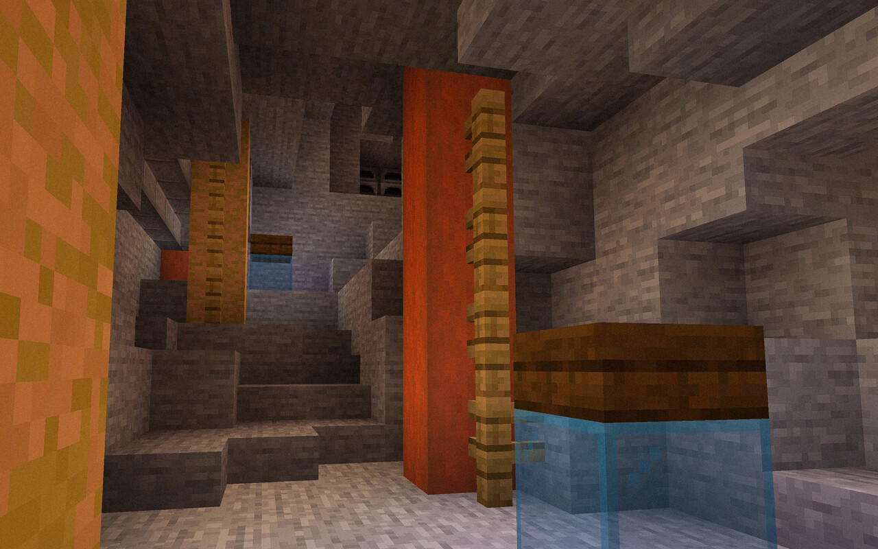 Cave Home [Small Modern Build] Minecraft Map