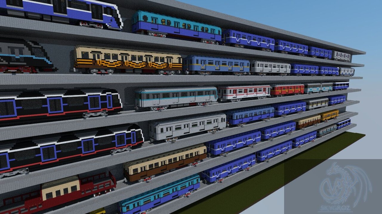 Train stand Minecraft Map