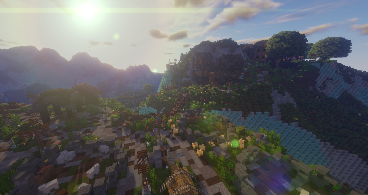 Eclipse Nation: Aurora Town Minecraft Map