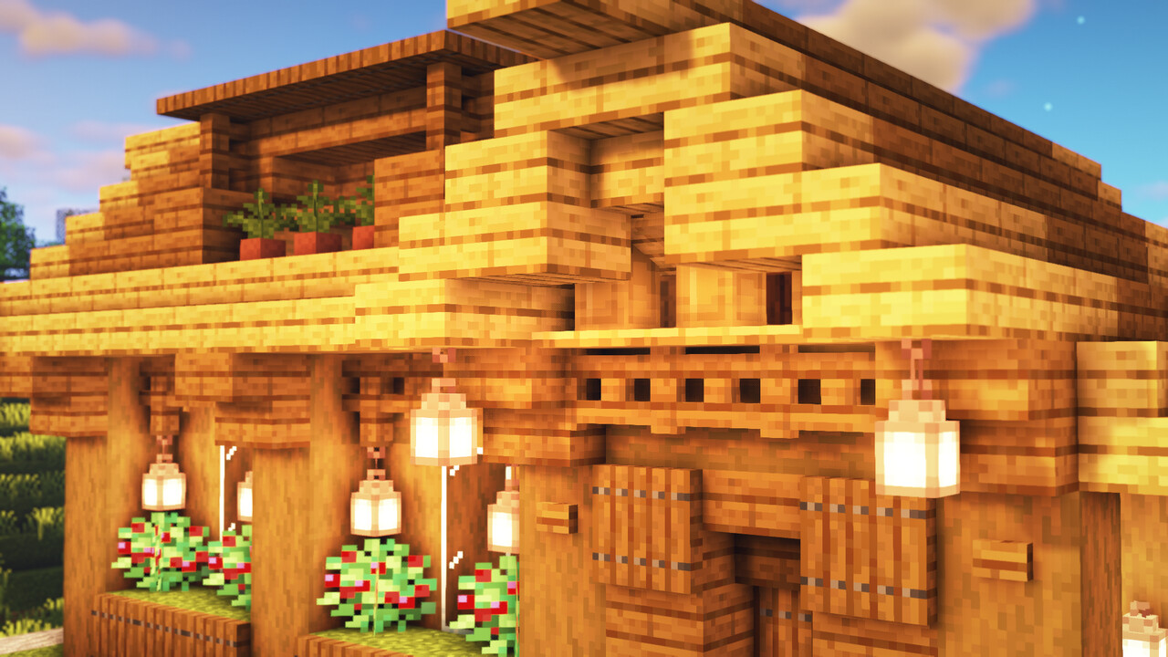 Minecraft: How To Build a Terraced Farmhouse Minecraft Map