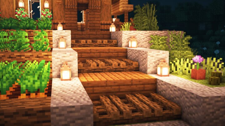 Minecraft: How To Build a Terraced Farmhouse Minecraft Map