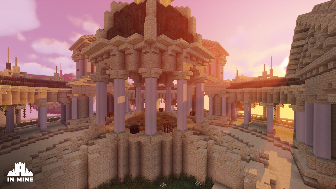 Greek Circular Spawn [Project 2020] Minecraft Map