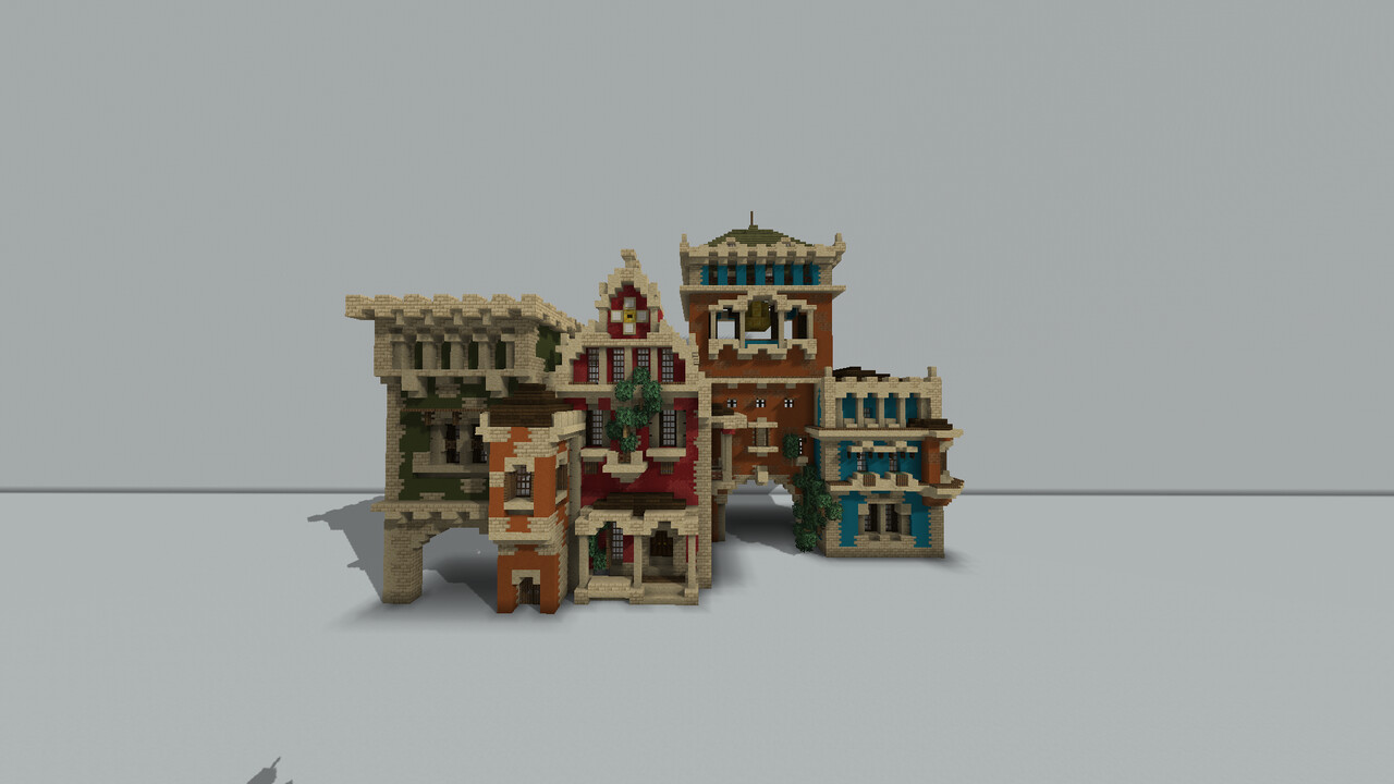 Beauclair facades Minecraft Map