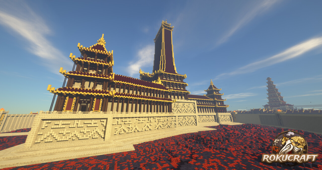 The Fire Nation Palace | Rokucraft Minecraft Map