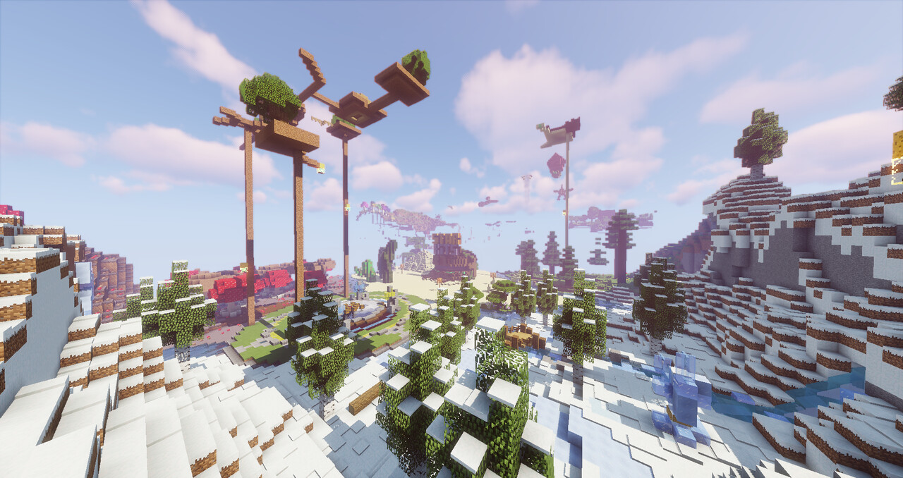 Map Minecraft Spawn Kit PvP - Lobby for Server | StarDix Minecraft Map