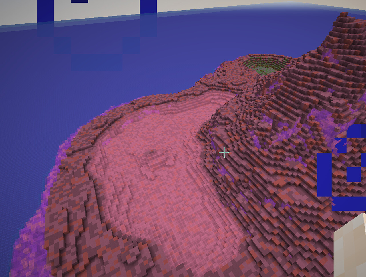 Alien planet survival starter island Minecraft Map