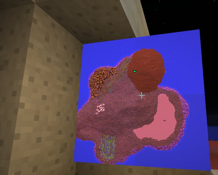 Alien planet survival starter island Minecraft Map