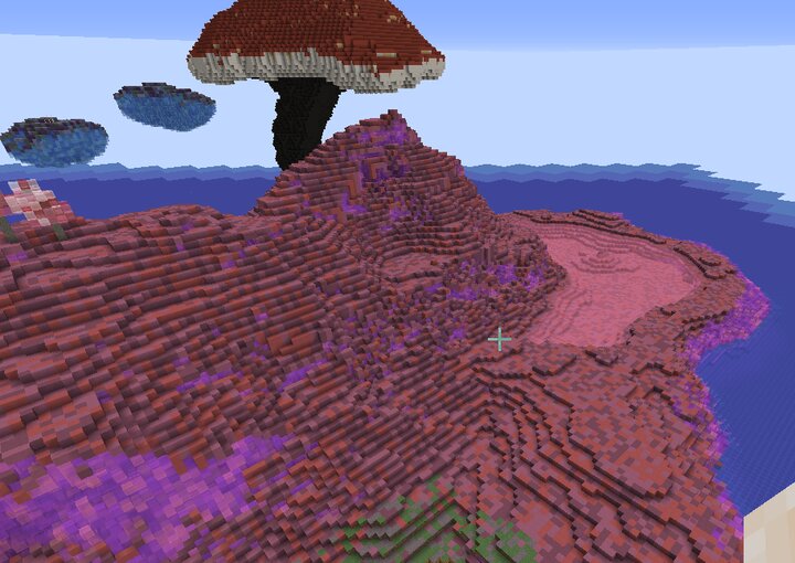 Alien planet survival starter island Minecraft Map