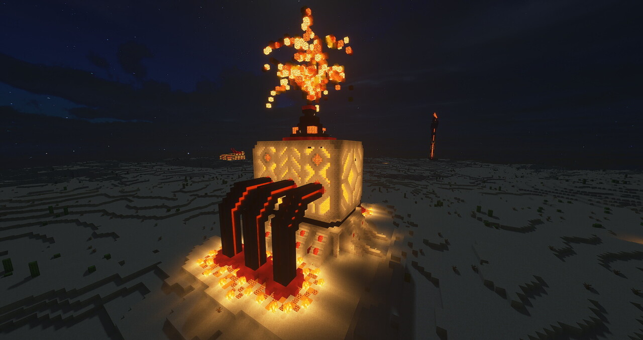 The Burning Desert - Greater lava tank Minecraft Map
