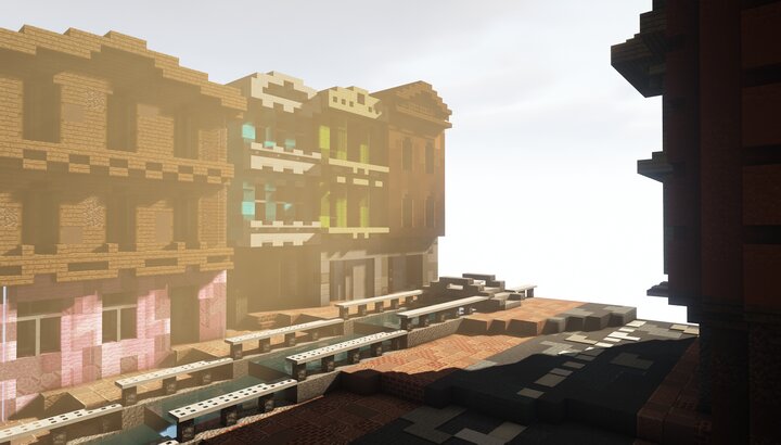 Piece of the street Minecraft Map