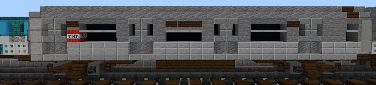 NYC MTA R40 Slant subway train Minecraft Map