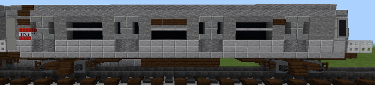 NYC MTA R40 Slant subway train Minecraft Map