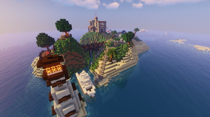 Modern Private Island Minecraft Map