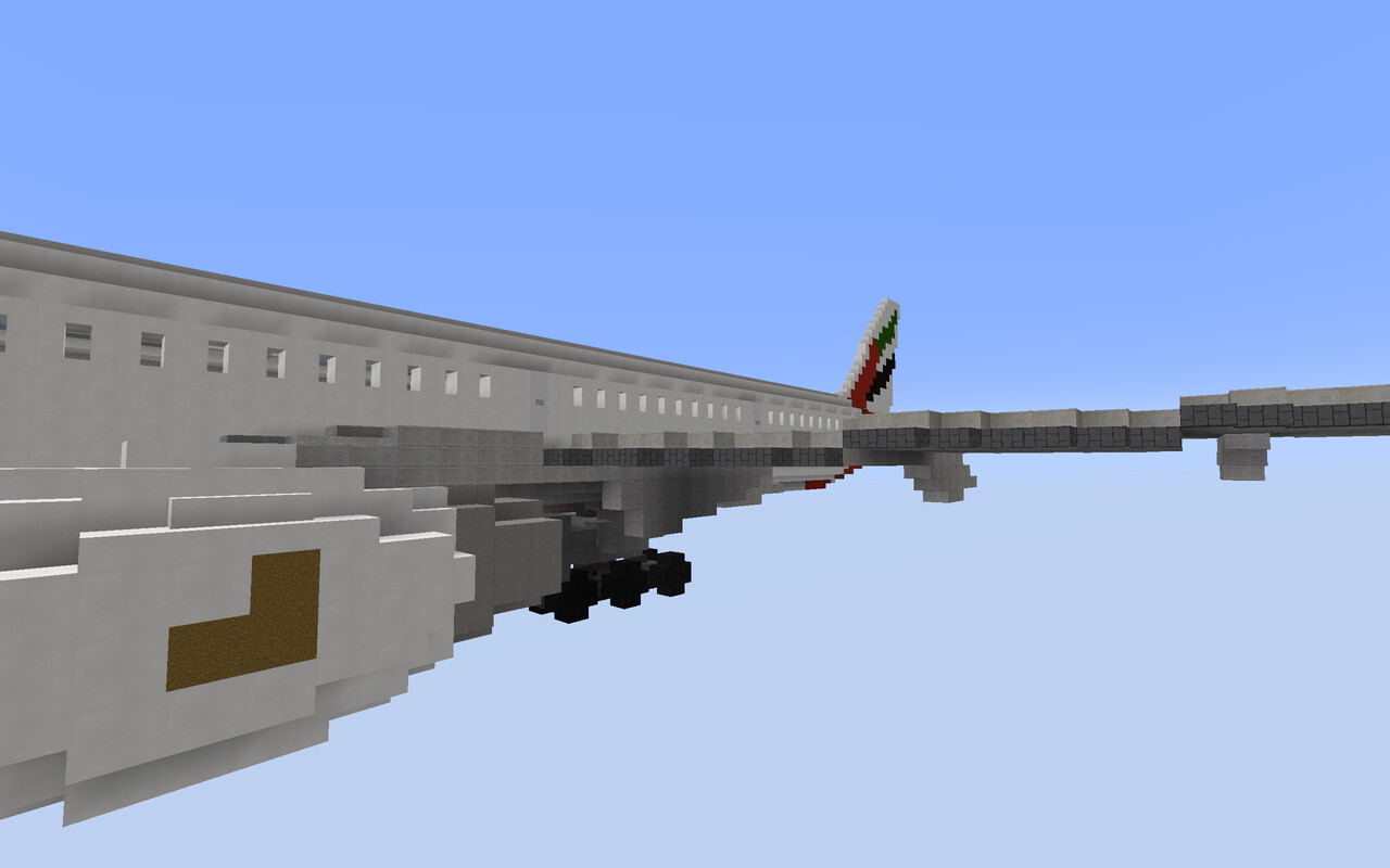 Emirates Boeing 777-9X Minecraft Map