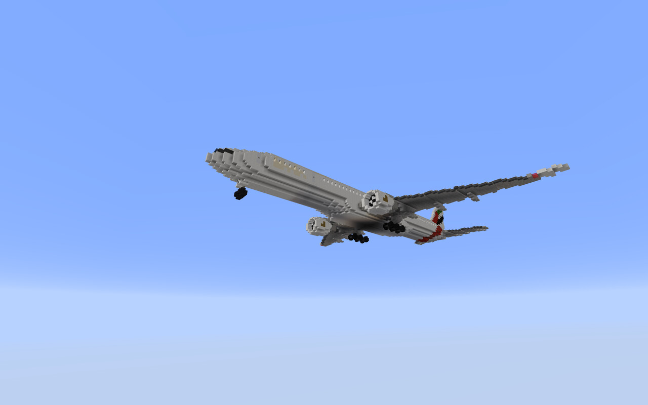 Emirates Boeing 777-9X Minecraft Map
