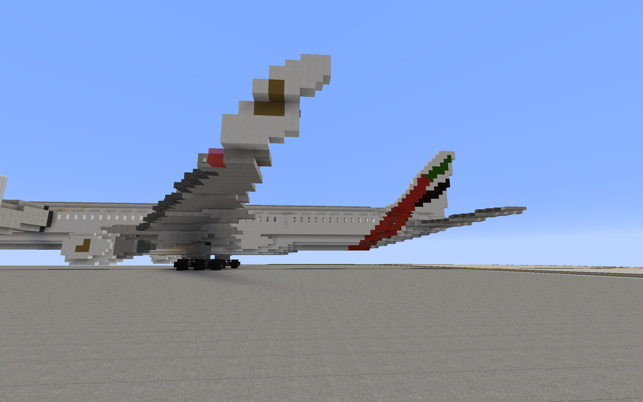 Emirates Boeing 777-9X Minecraft Map