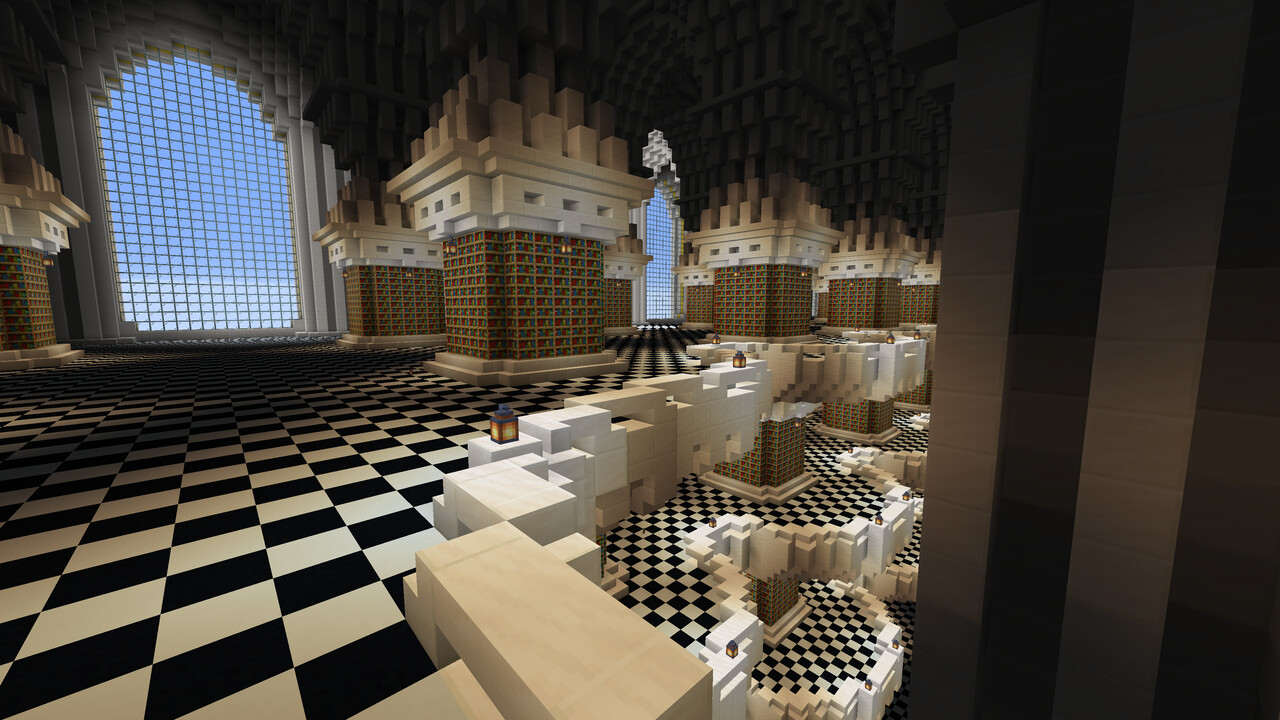 infinity library Minecraft Map