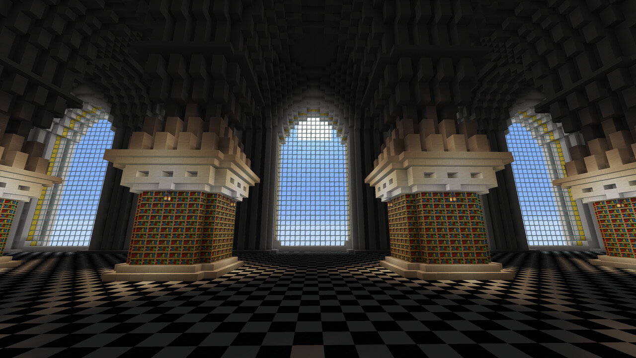 infinity library Minecraft Map