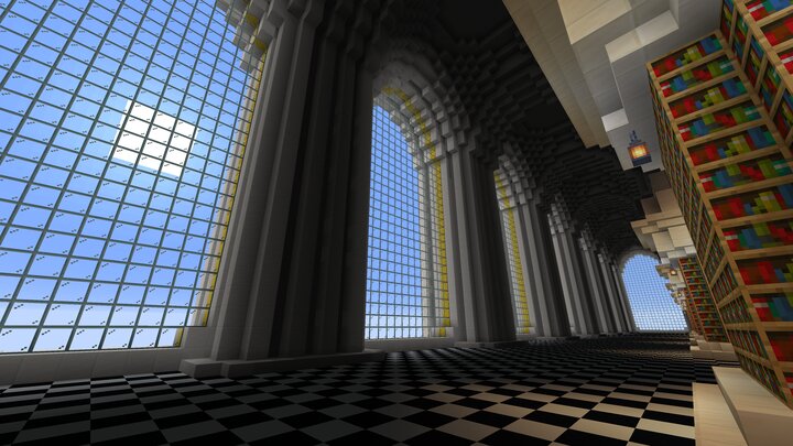 infinity library Minecraft Map