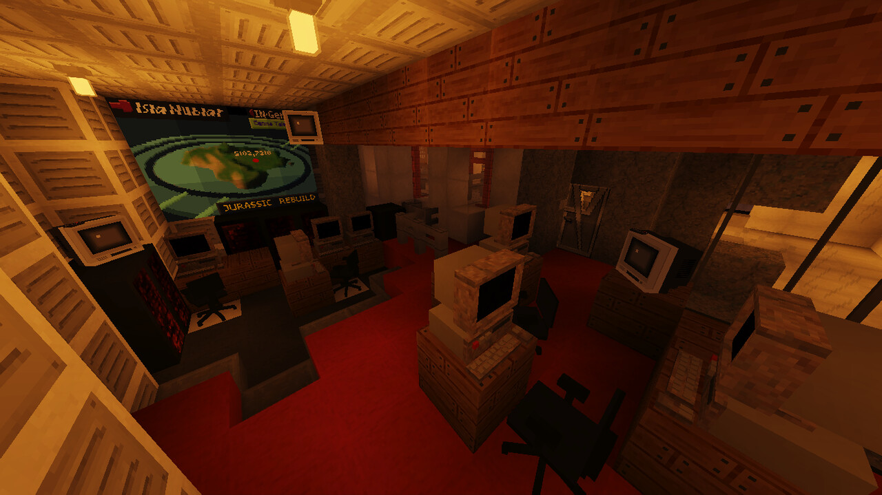 Jurassic Park Visitor Center V2 Minecraft Map