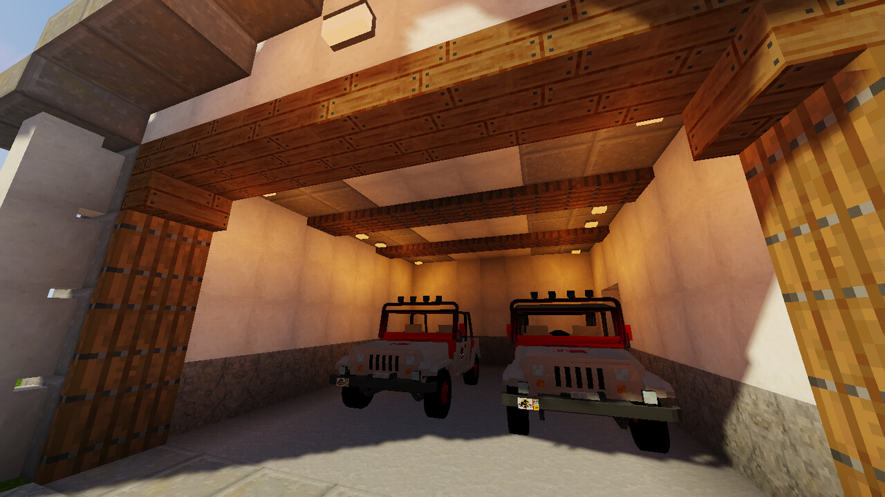 Jurassic Park Visitor Center V2 Minecraft Map