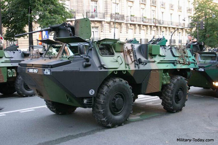 1.5:1 scale VAB (Véhicule de l'Avant Blindé) armored personnel carrier ...