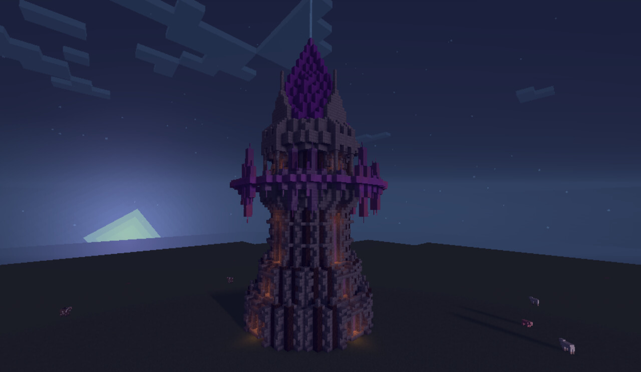 Minecraft dark wizard tower Minecraft Map