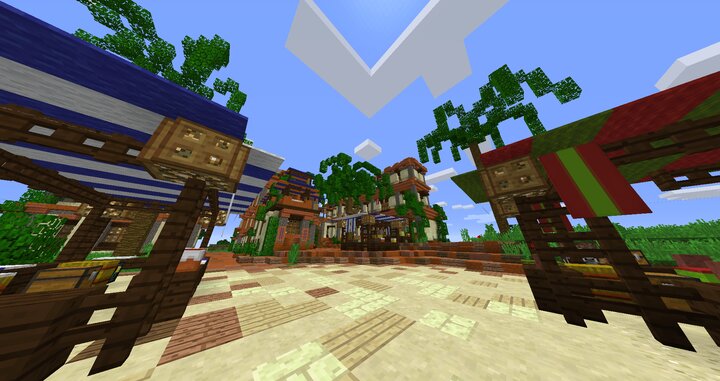 Tiki-Craft Spawn Minecraft Map