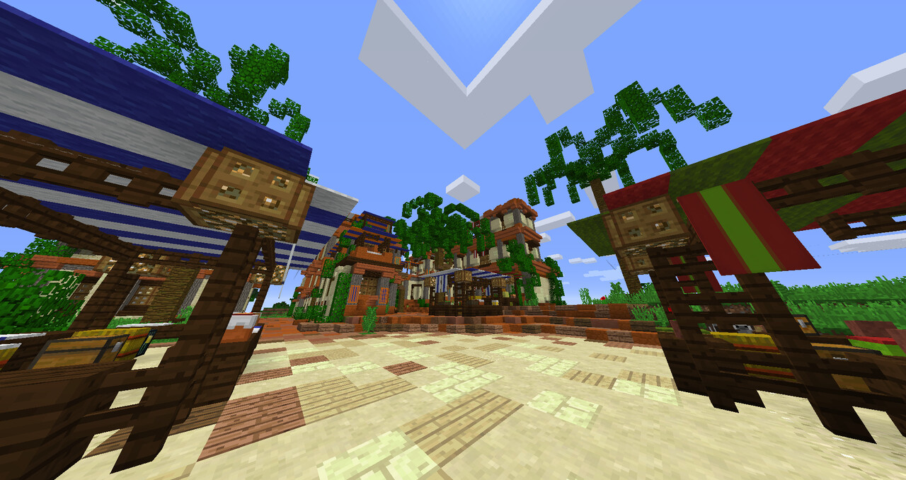 Tiki-Craft Spawn Minecraft Map