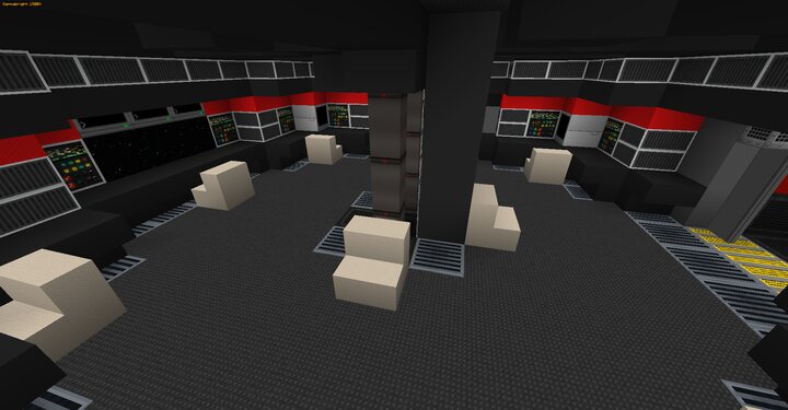 Tintin Moon Mission Rocket (Retro Sci Fi Rocketship) Minecraft Map