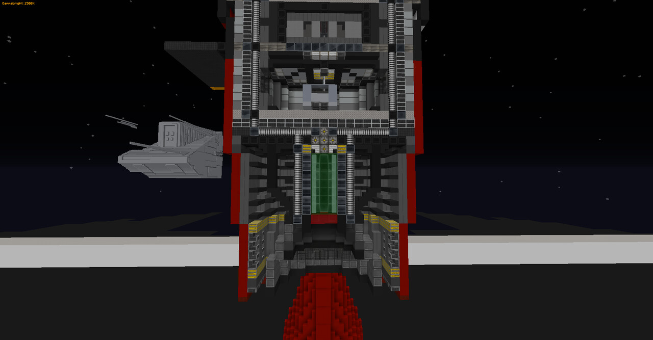 Tintin Moon Mission Rocket (Retro Sci Fi Rocketship) Minecraft Map