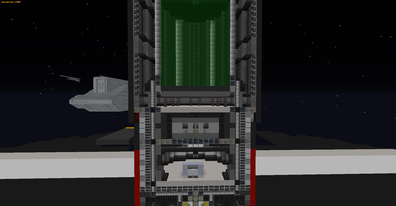 Tintin Moon Mission Rocket (Retro Sci Fi Rocketship) Minecraft Map