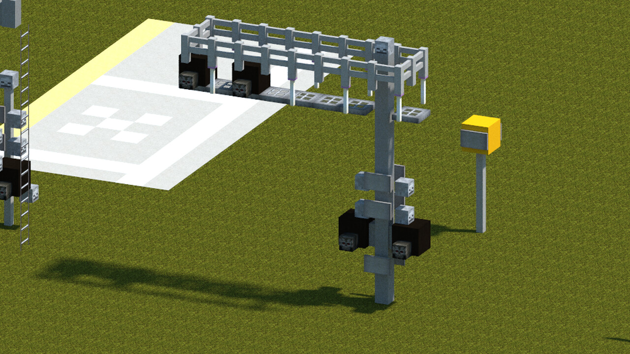 Dreamy's Railroad crossing parts [With Download] Minecraft Map