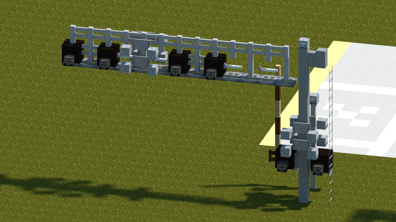 Dreamy's Railroad crossing parts [With Download] Minecraft Map
