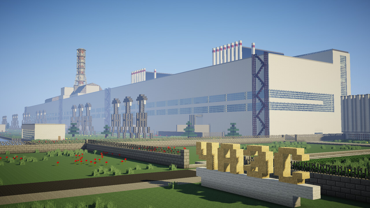 Chernobyl NPP (Чернобыльская АЭС) Minecraft Map