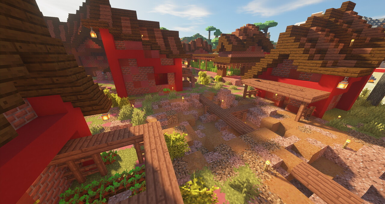 The Crooked Village Minecraft Map