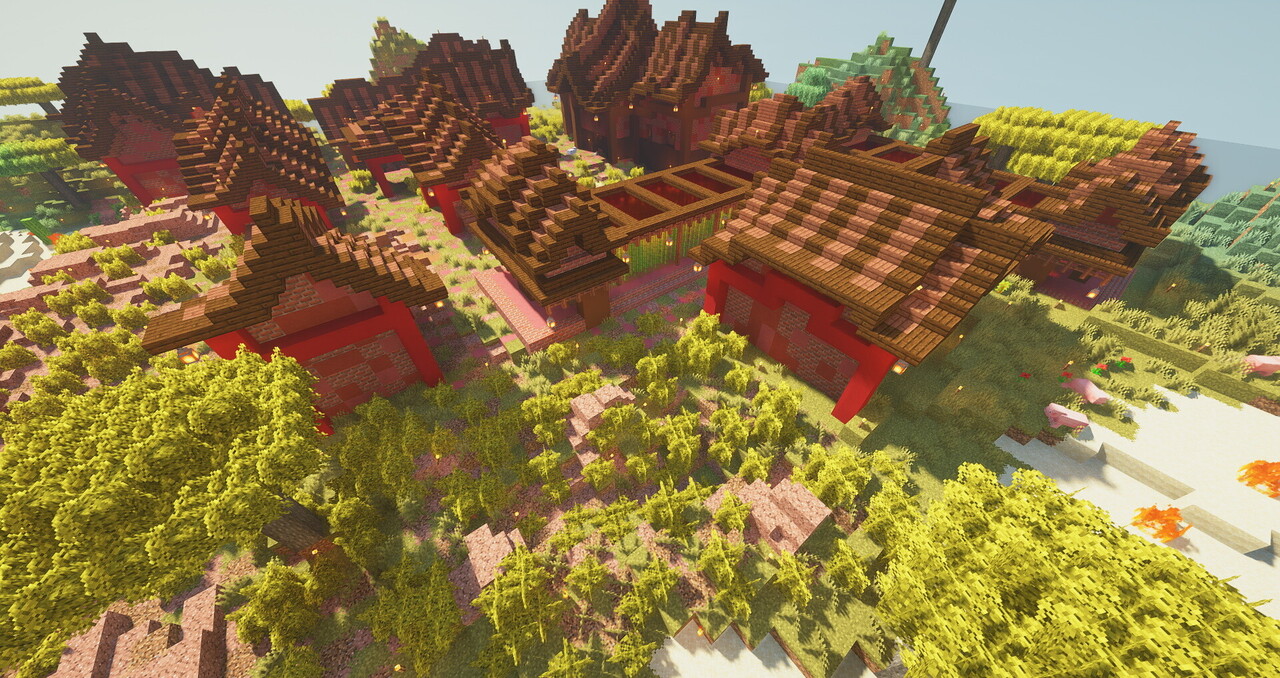 The Crooked Village Minecraft Map