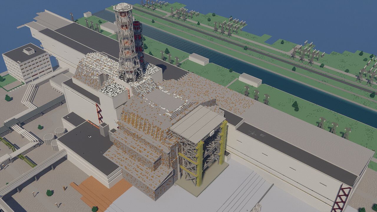 Chernobyl NPP (Чернобыльская АЭС) Minecraft Map