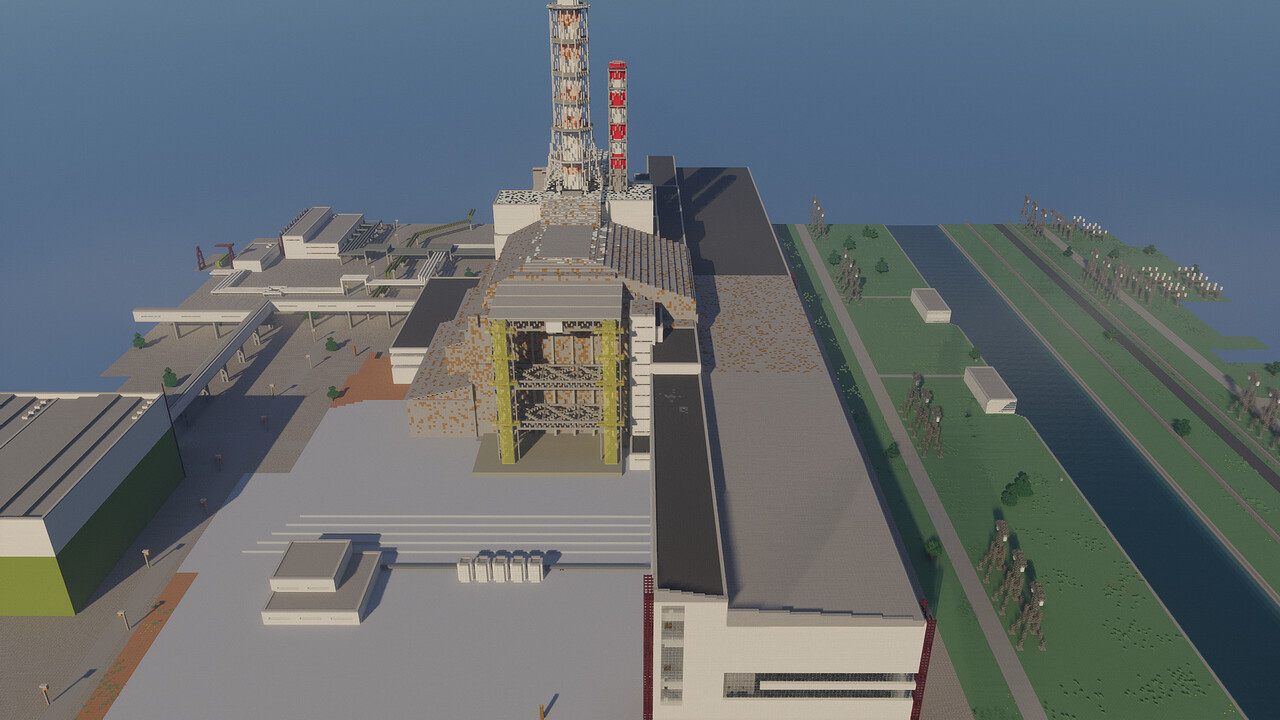 Chernobyl NPP (Чернобыльская АЭС) Minecraft Map