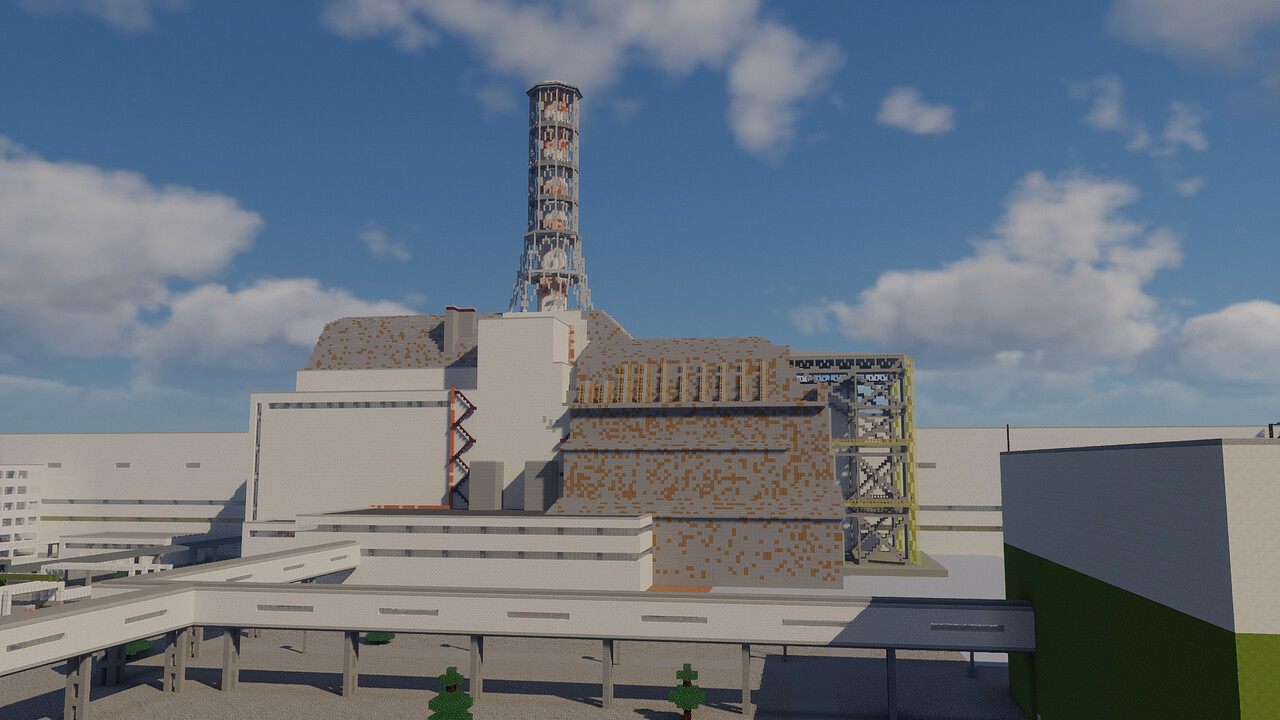 Chernobyl NPP (Чернобыльская АЭС) Minecraft Map