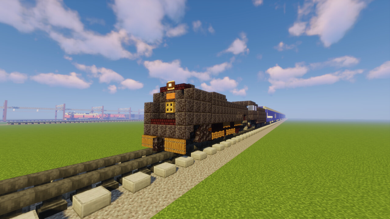 Taiwan rail DT650 steam train Minecraft Map