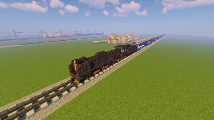 Taiwan rail DT650 steam train Minecraft Map