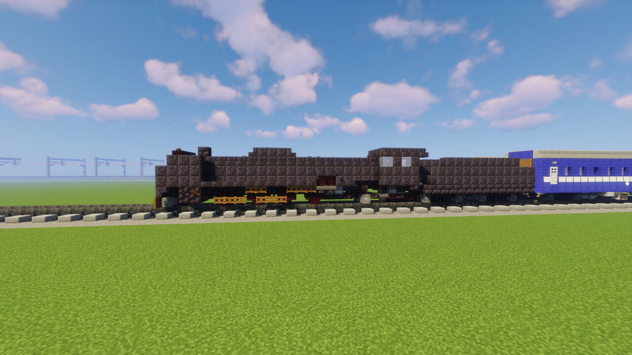 Taiwan rail DT650 steam train Minecraft Map