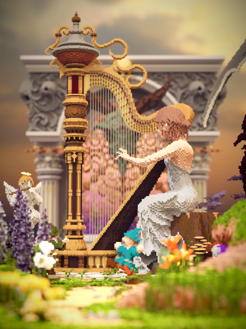 Harp in Nightmare [DOWNLOAD] Minecraft Map