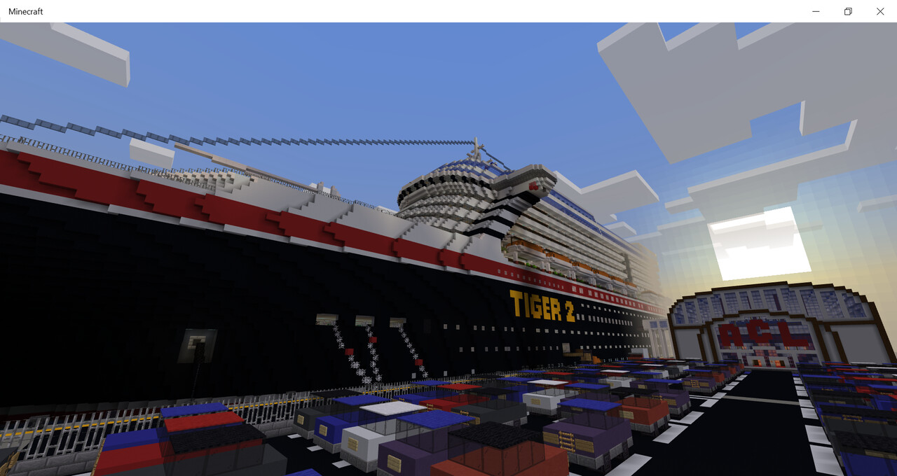 M.S. Tiger II | Ocean Liner | Bedrock Edition Minecraft Map