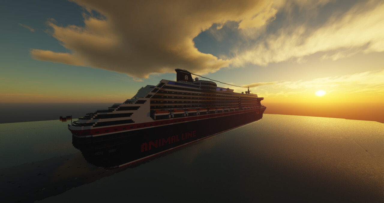 M.S. Tiger II | Ocean Liner | Bedrock Edition Minecraft Map